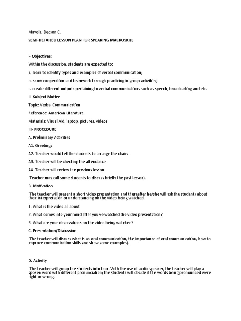 Semi-Detailed LP | PDF Semi-Detailed LP | PDF