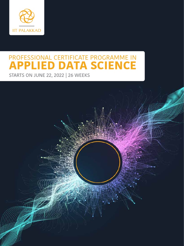 Applied Data Science: Professional Certificate Programme in | PDF | Statistics | Data Analysis