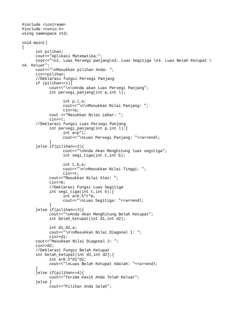 Coding Kalkulator | PDF