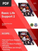 SFA TRAINING MODULE Week 1 | PDF | Wound | First Aid