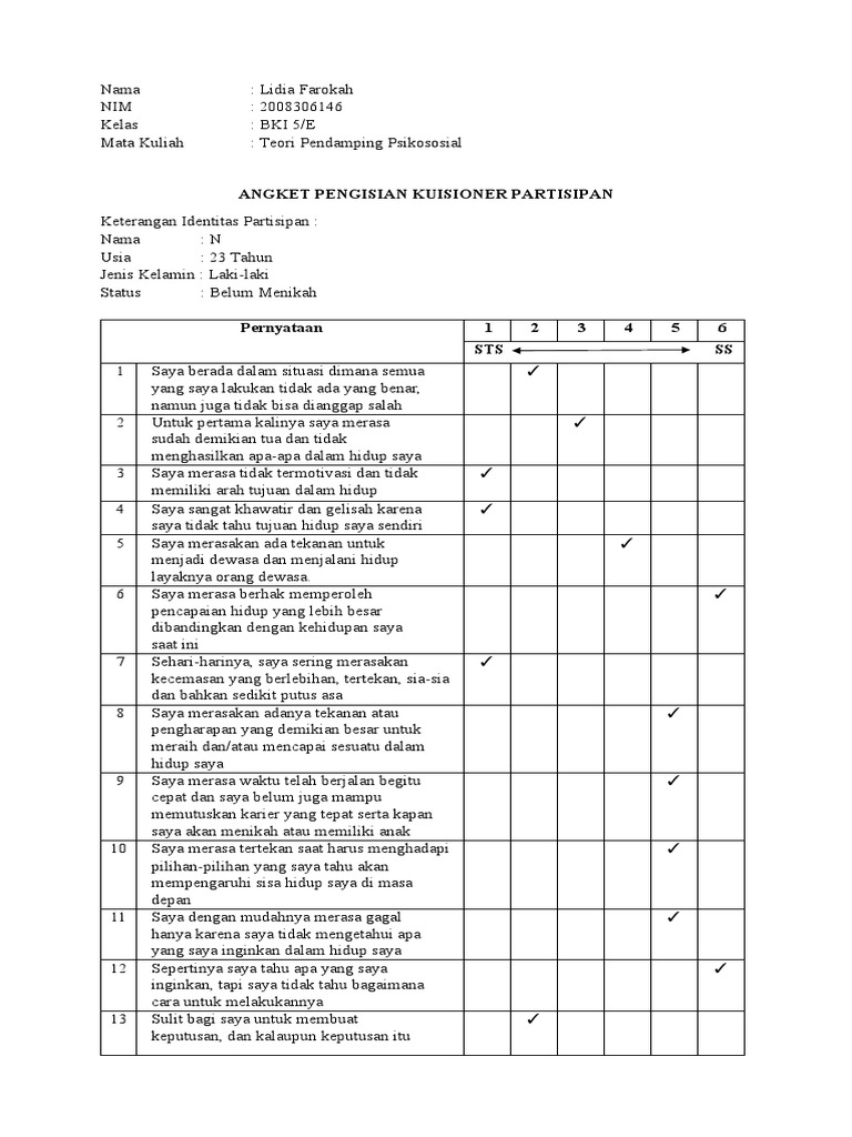 02. Lidia Farokah - TPP Tabel Skoring | PDF