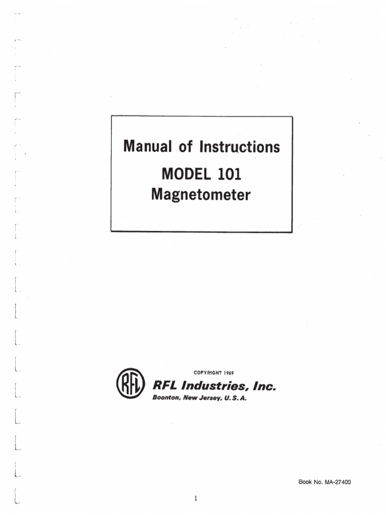Magnetometer 101 Instructions (Manual) | PDF