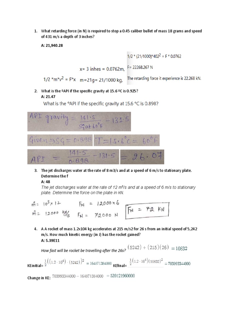 THERMO FLUIDS QnA W Sol | PDF | Pressure | Flow Measurement