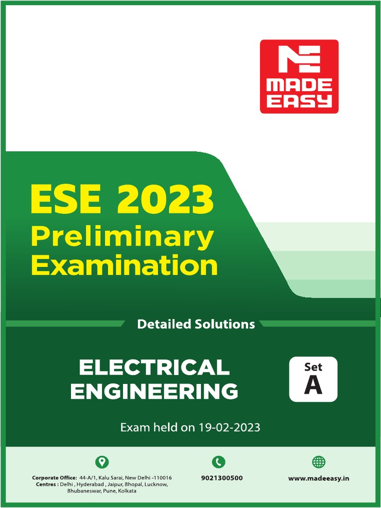 1216purl - EEESE 2023 Prelims Examsolution | PDF