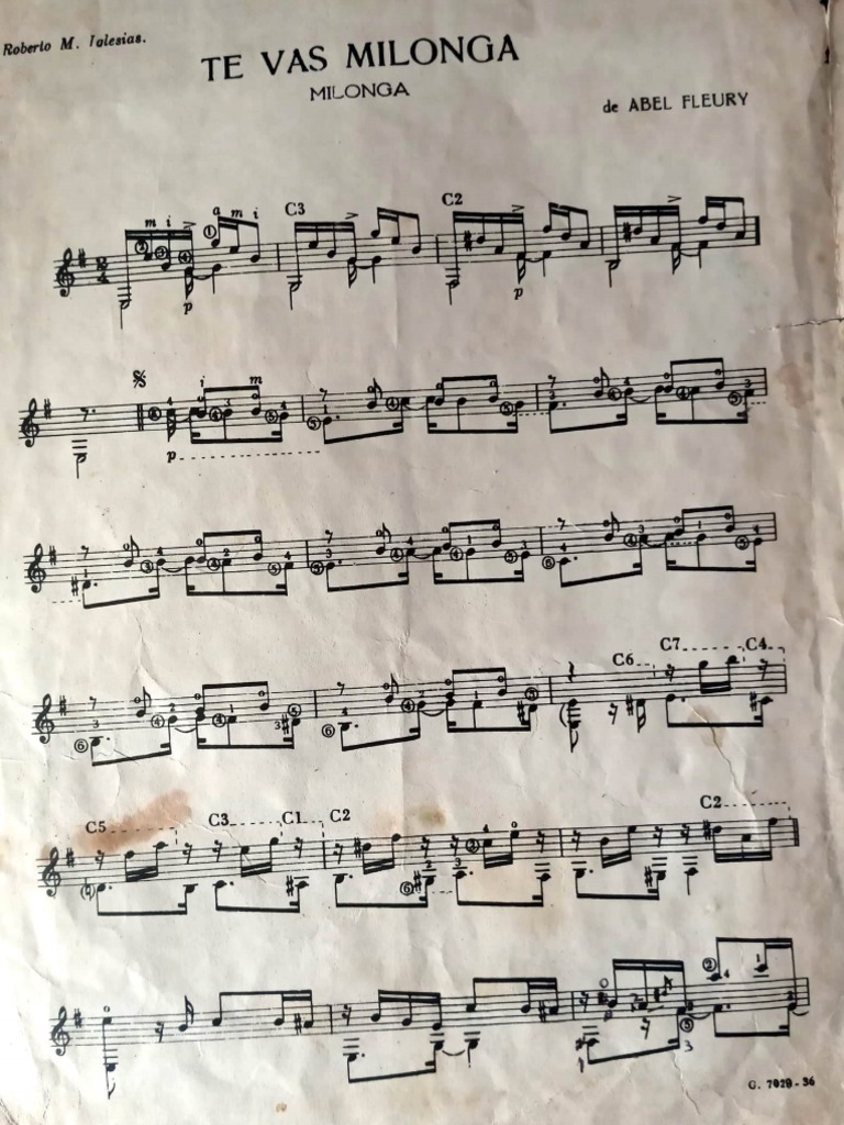 Abel-Fleury-Te Vas Milonga | PDF