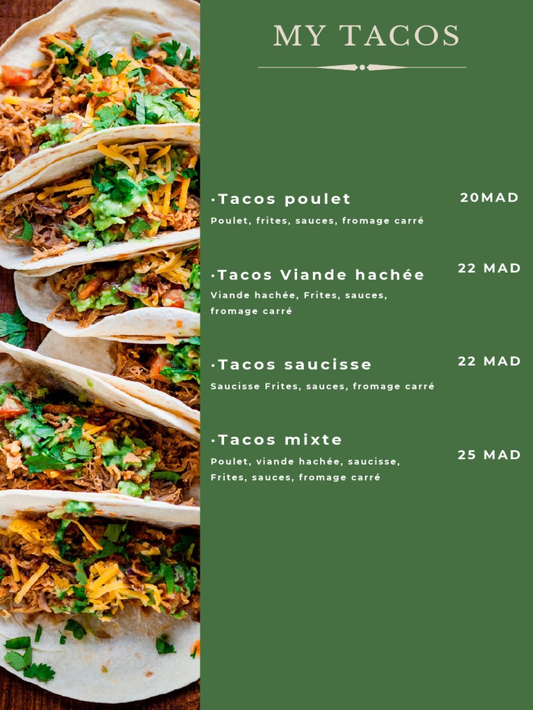 My Tacos | PDF