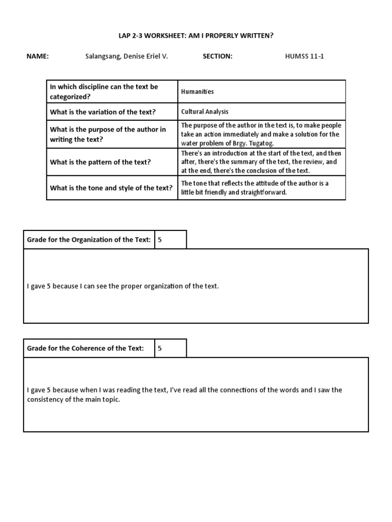 Activity Review | PDF