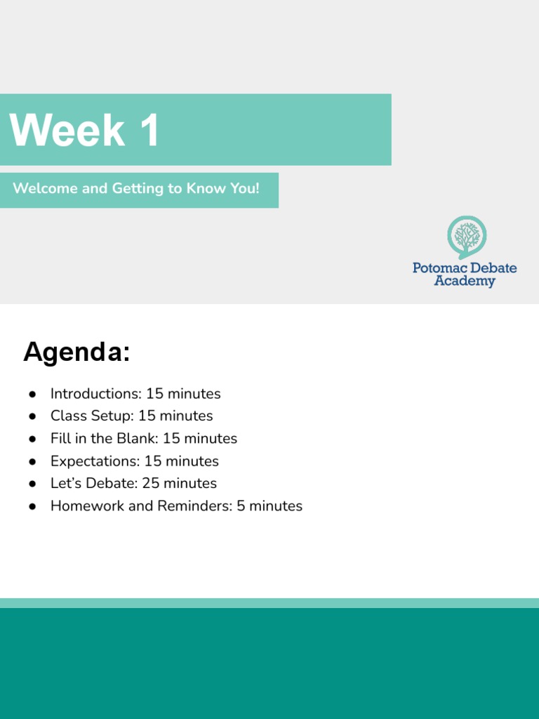 Week 1: Welcome and Getting To Know You! | PDF | Hot Dog | Sandwich