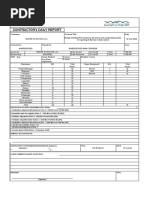 Mep Daily Site Report Sample | PDF | Building Technology | Equipment