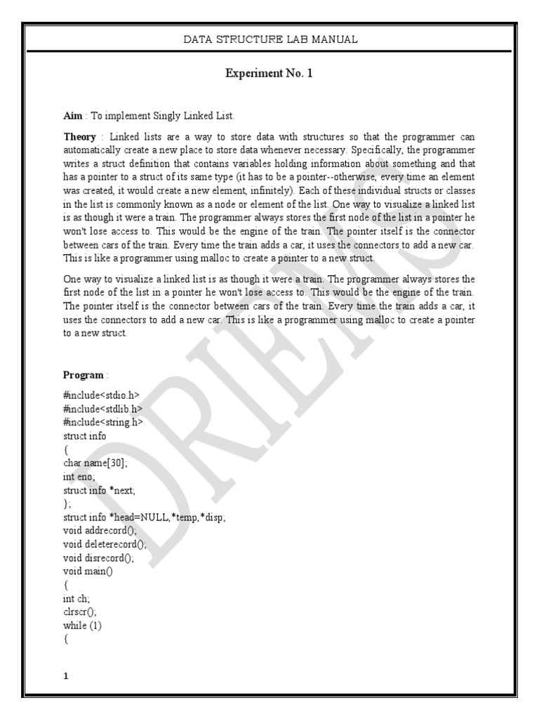 Experiment No 1 Pdf Queue Abstract Data Type Computer Data 