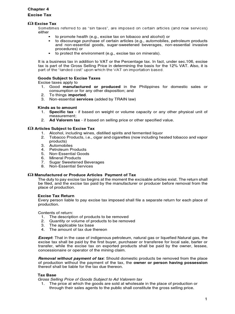 Excise Tax | Download Free PDF | Sugar Substitute | Truck