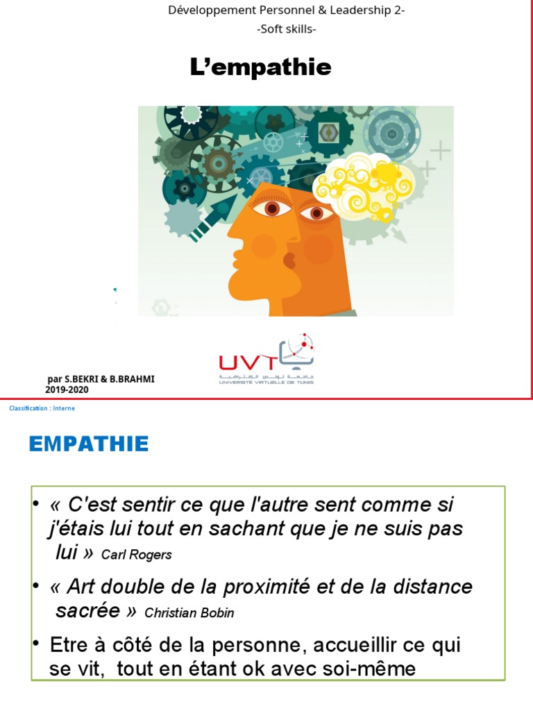 Lempathie | PDF | Empathie | Émotions