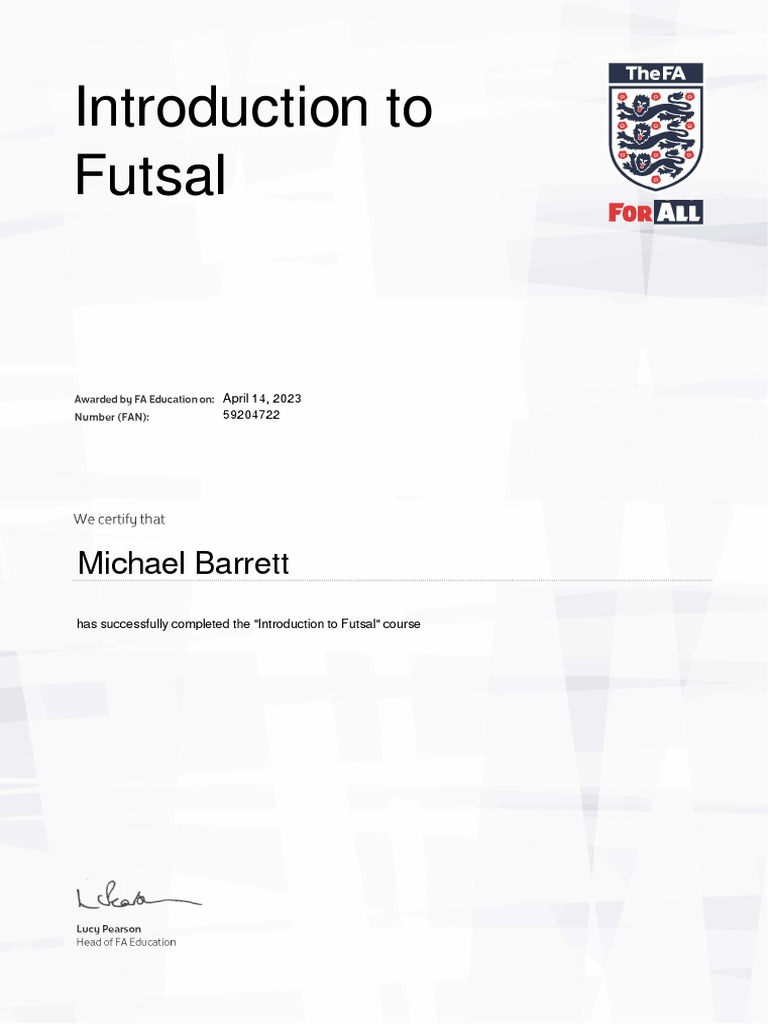 ITCF Certificate | PDF