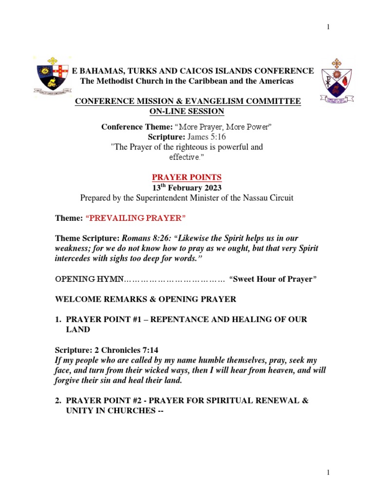 Prayer Points February 13th 2023 | PDF | Prayer | Deliverance Ministry