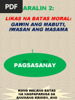 Ang Likas Na Batas Moral | PDF