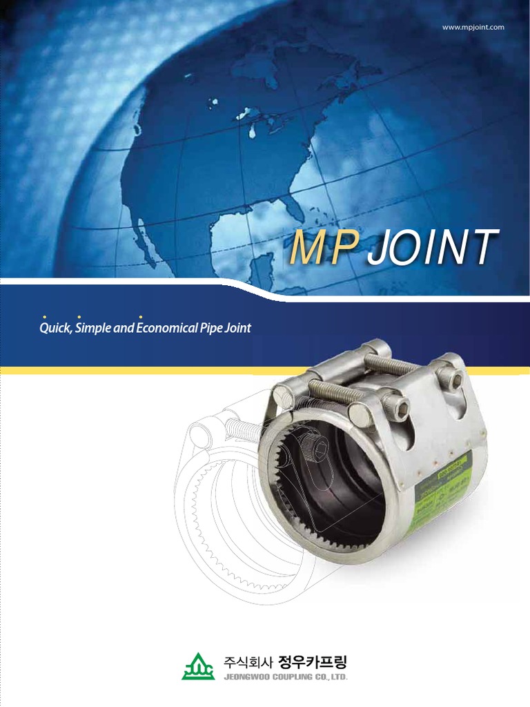 MP Joint: Innovative Pipe Couplings | PDF | Pipe (Fluid Conveyance) | Water