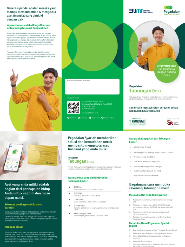 Brosur Tabungan Emas | PDF