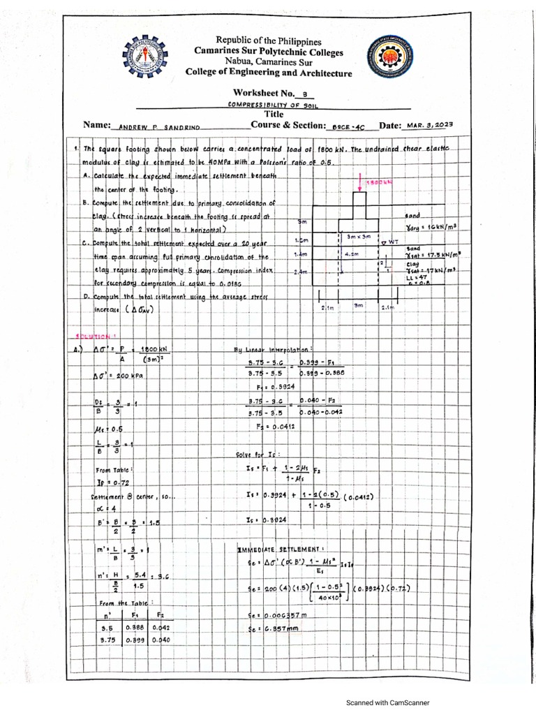 Compressibility of Soil 2 | PDF