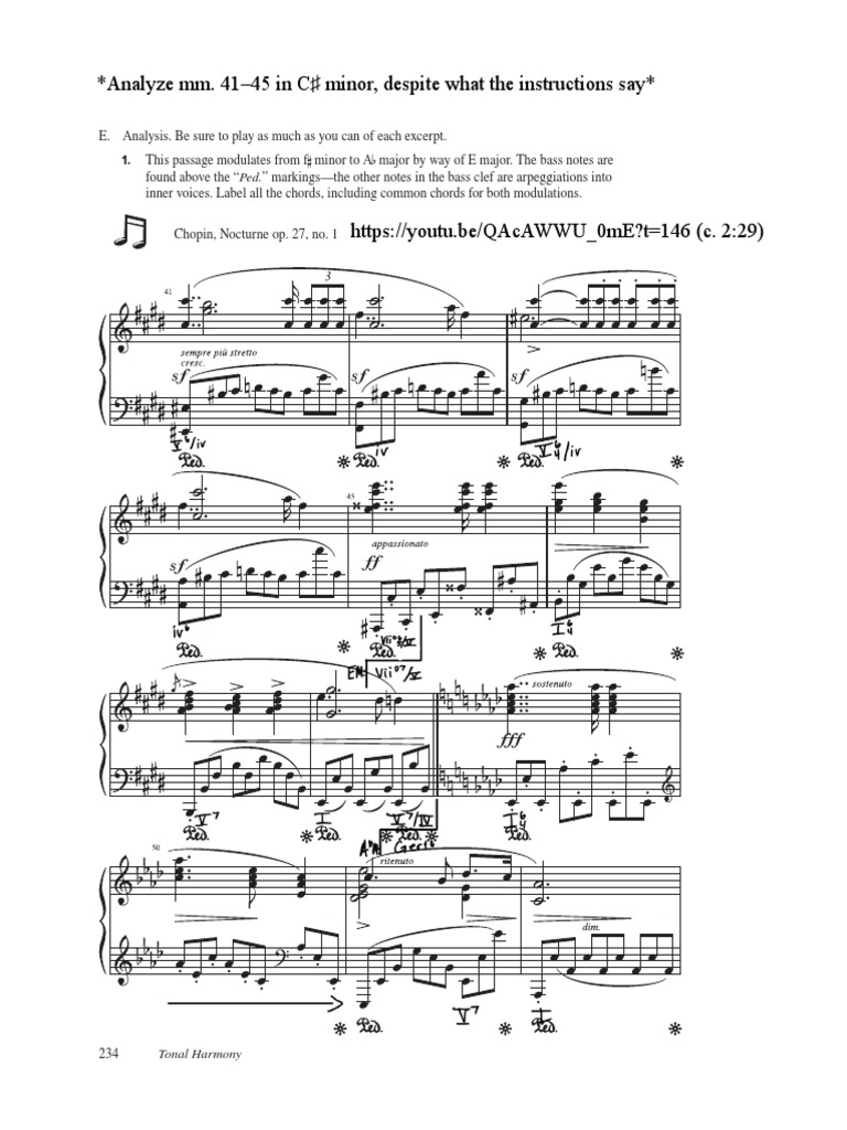 Chopin Nocturne Opus 27 No 1 | PDF