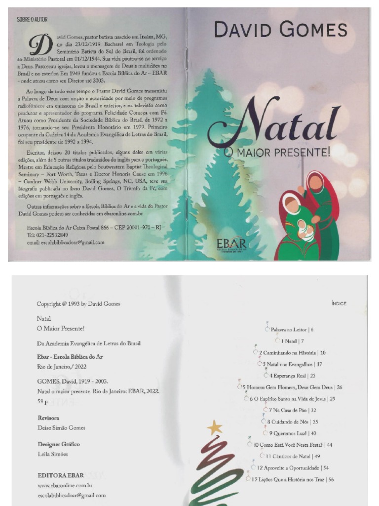 ''Natal - o Maior Presente'' - David Gomes | PDF