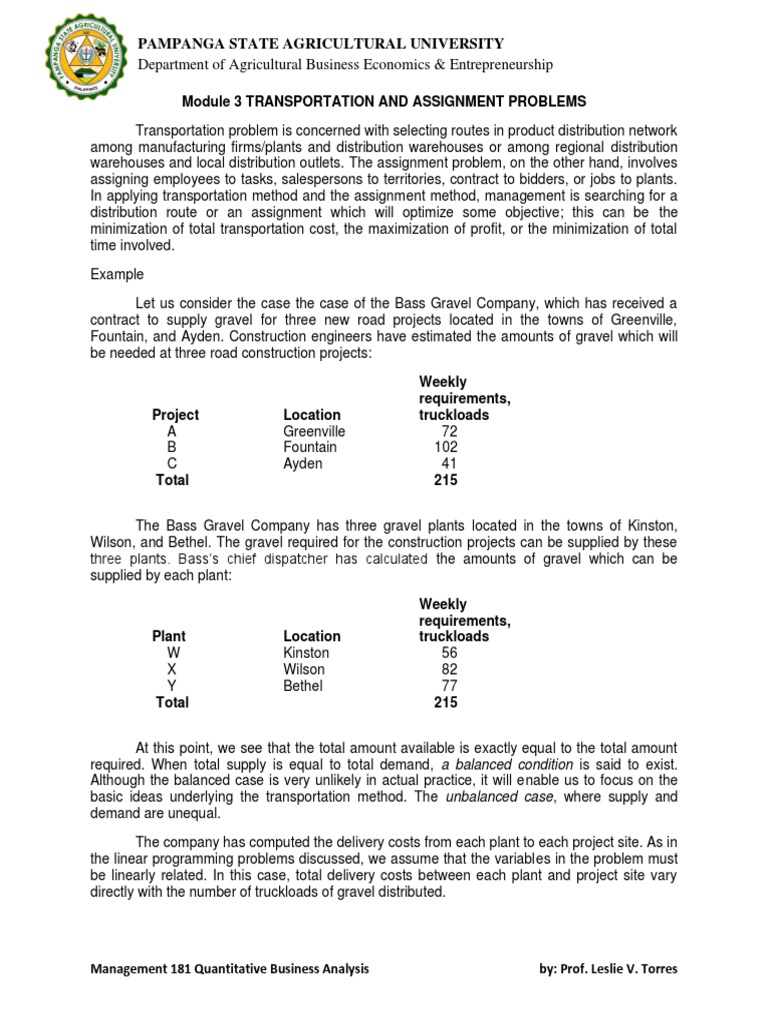 Module 3 | Download Free PDF | Linear Programming | Index (Economics)