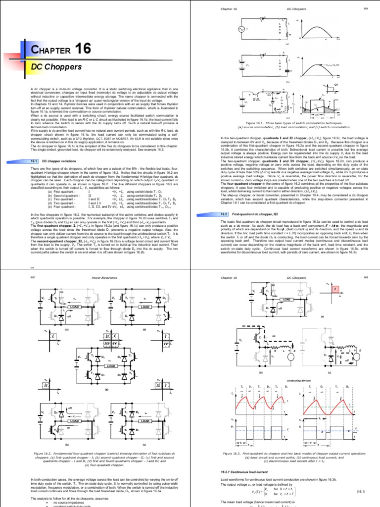 Drive DC Chopper Example Unit 2&3 | PDF | Power Electronics ...