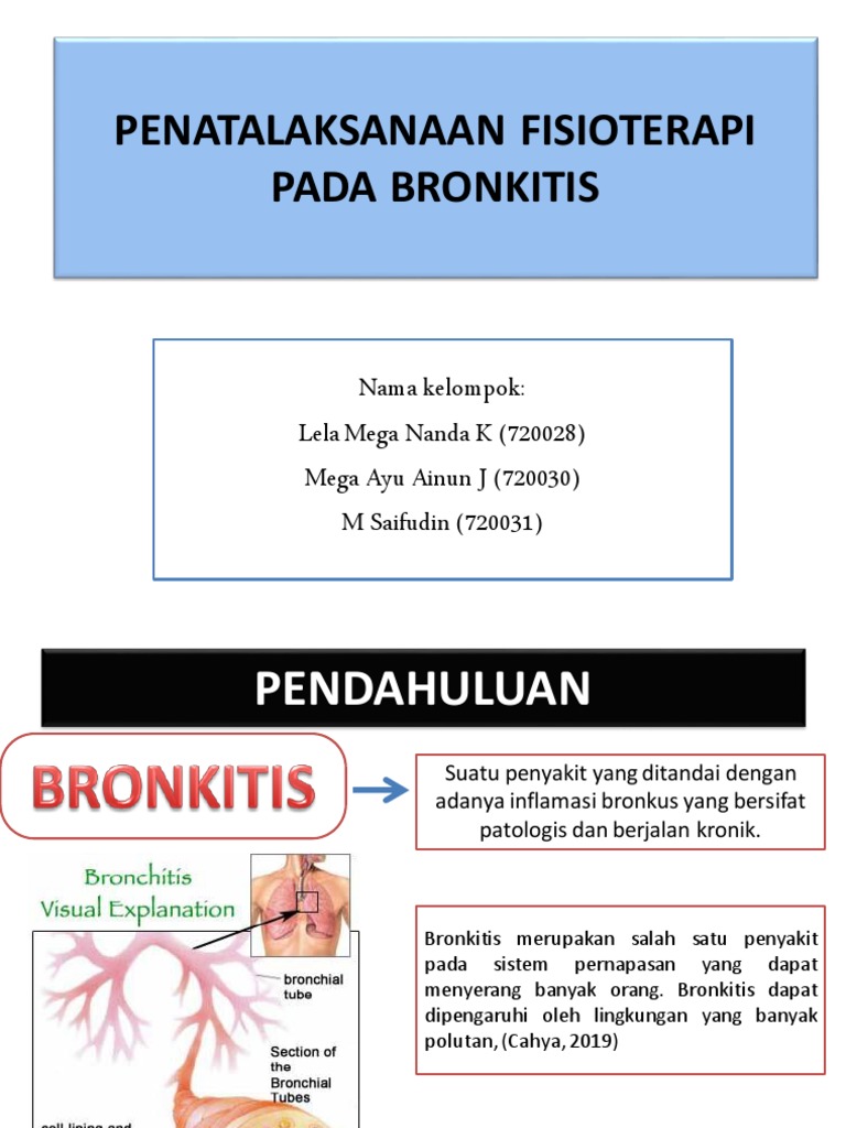 Penatalaksanaan Fisioterapi Pada Bronkitis | PDF | Pengembangan Diri | Kesehatan Holistik