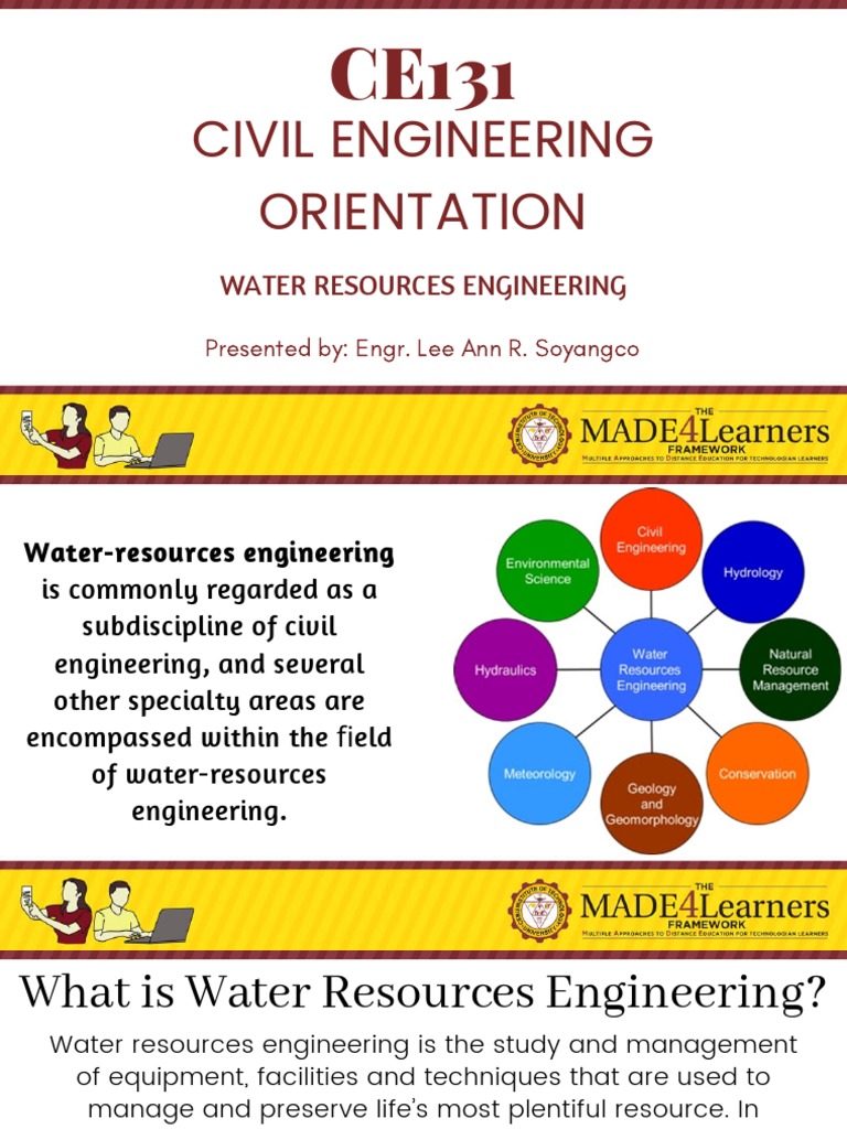Civil Engineering Orientation | PDF | Water | Water Resources