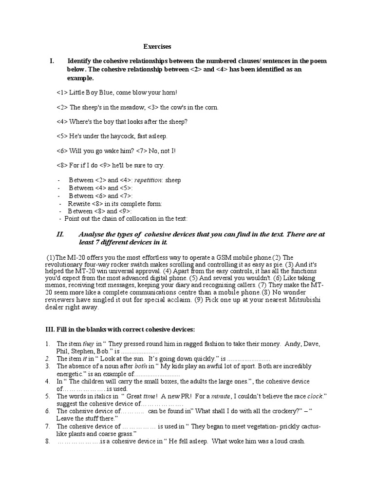 Exercises On Units 1-3 | PDF | Sentence (Linguistics) | Language Mechanics