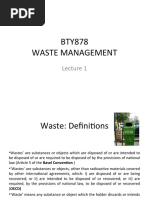Ce2039 Municipal Solid Waste Management Lecture Notes | PDF | Waste ...