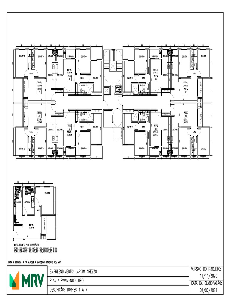 Jardim - Arezzo - Tipo - T 01a07 | PDF