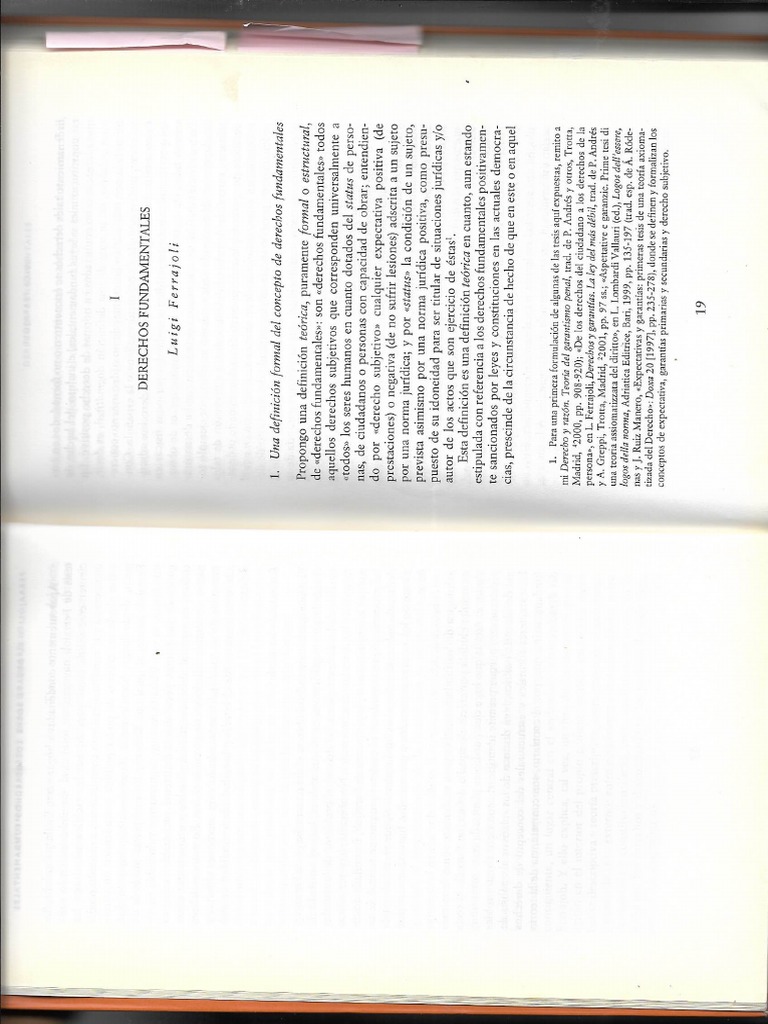 Ferrajoli, Luigi - Derechos fundamentales | PDF