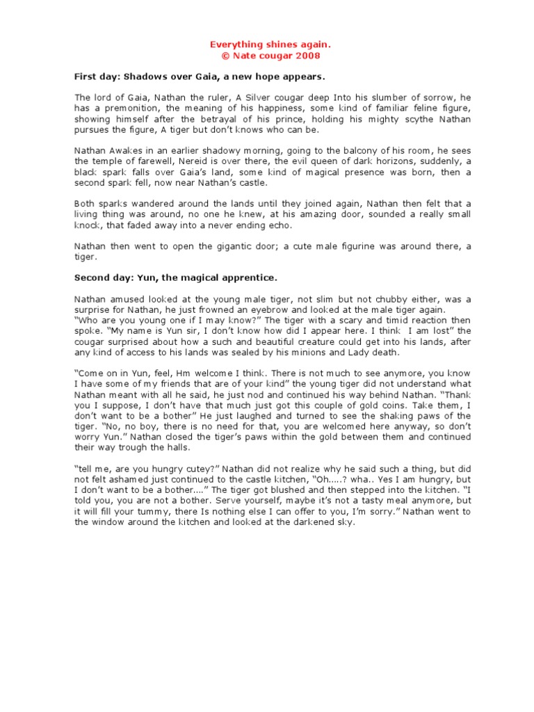 Everything Shines Again. | PDF | Hammer | Elves