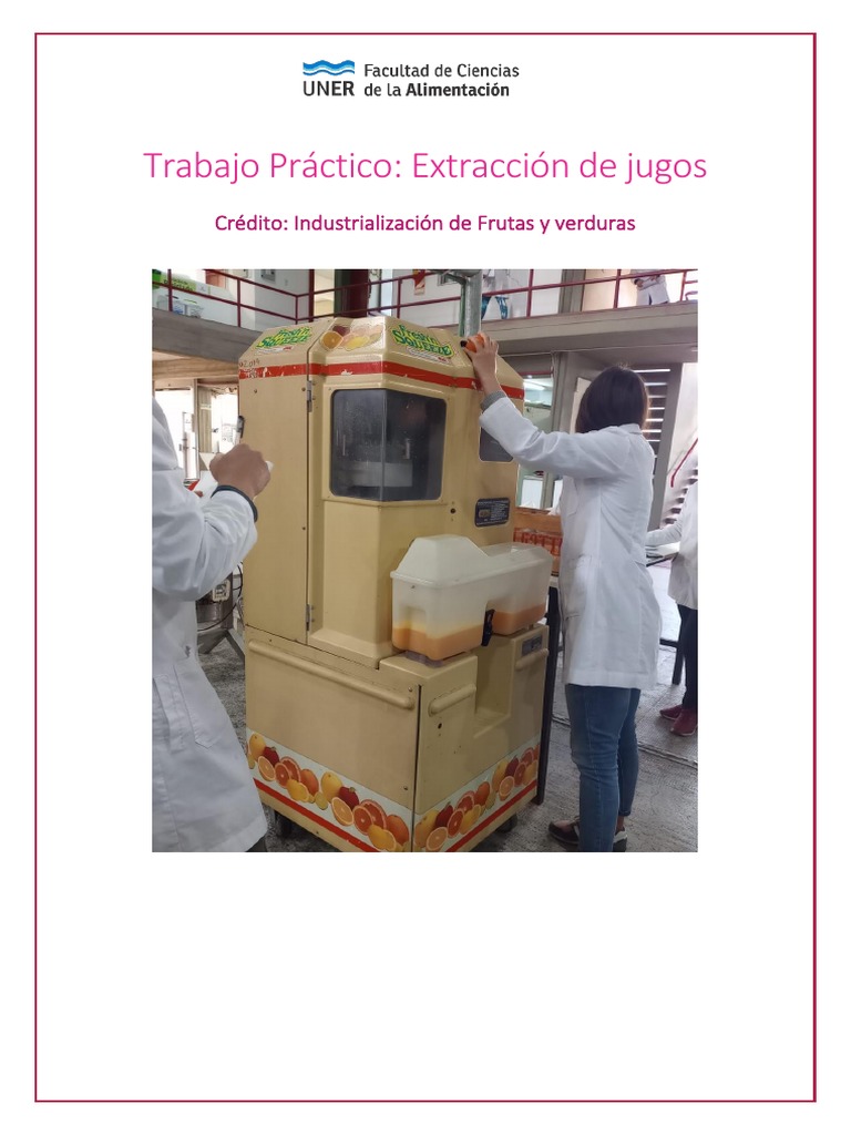 Extraccion de Jugo | PDF | Petróleo | Química
