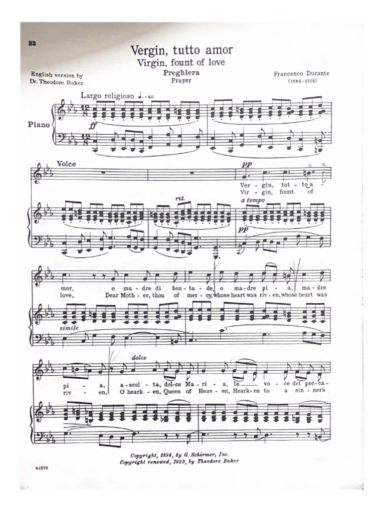 Vergin, Tutto Amor | PDF