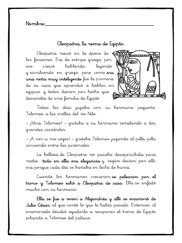 Lectura Cleopatra | PDF