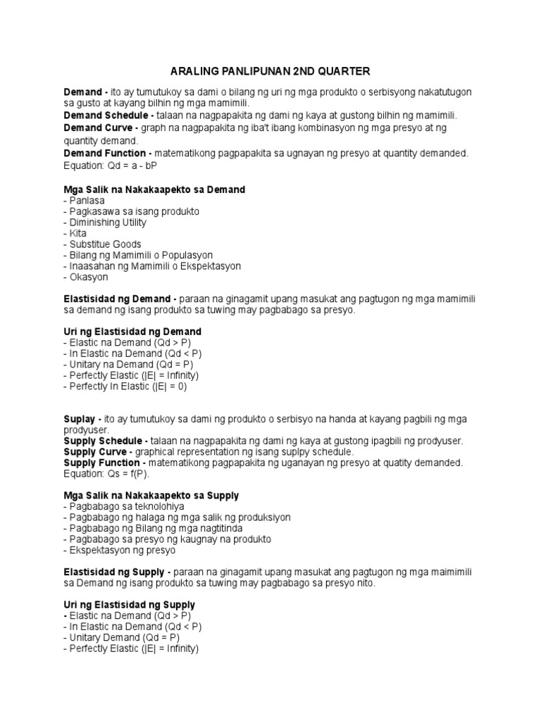 Ap 2ND Quarter | PDF