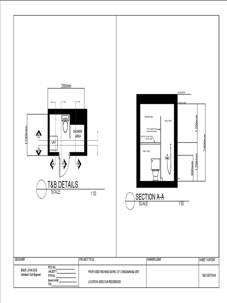 Technical Plans-T&B1 | PDF | Buildings And Structures | Building Engineering