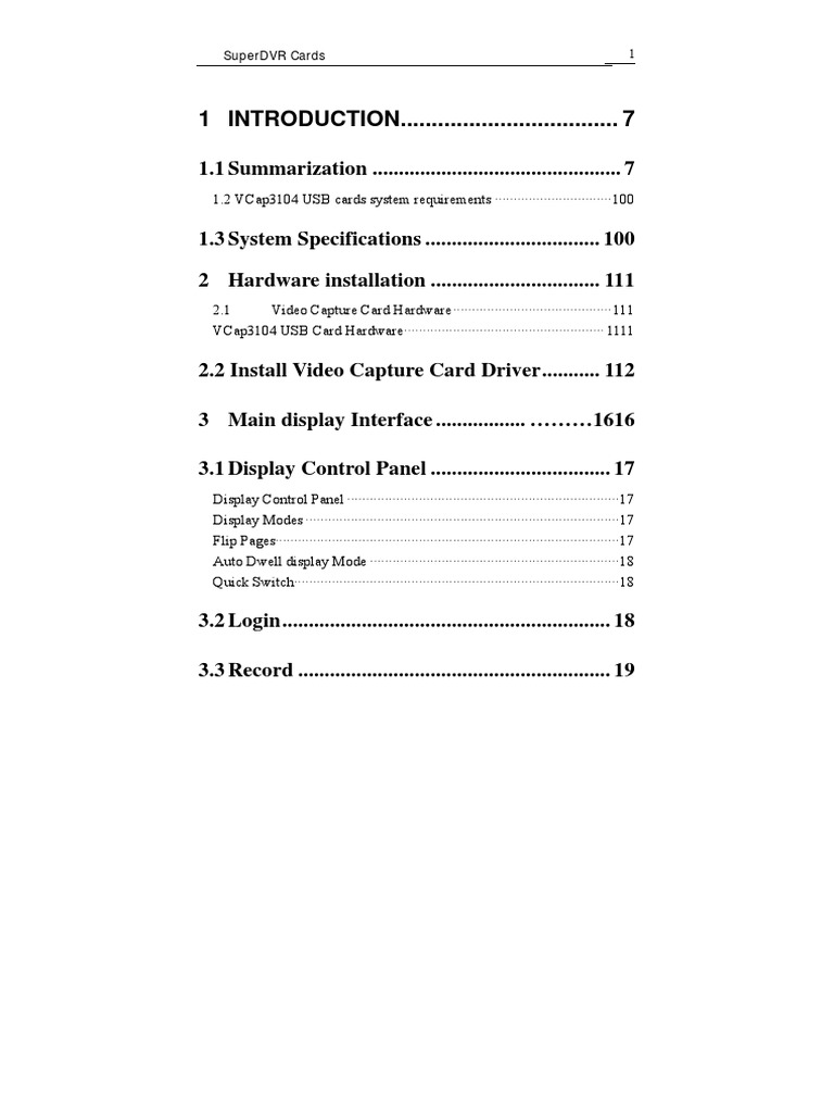 Usb DVR User Manual - 230115 - 215132 | PDF | Video | Usb