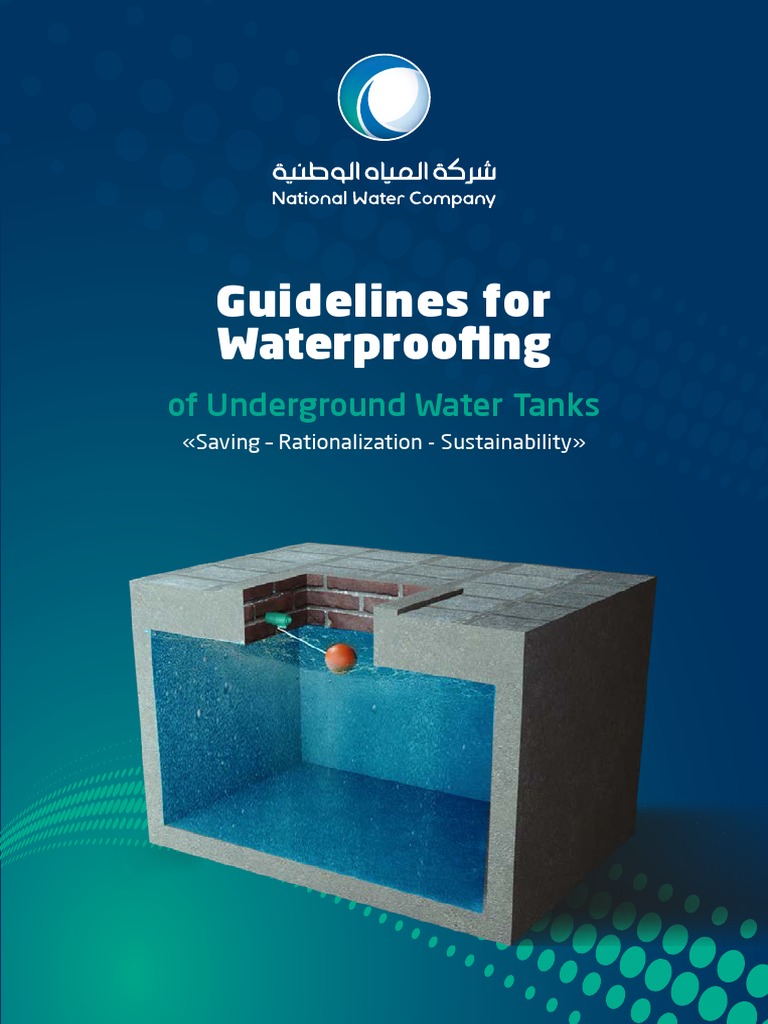 Guidelines For Waterproofing of Underground Water Tanks | PDF ...
