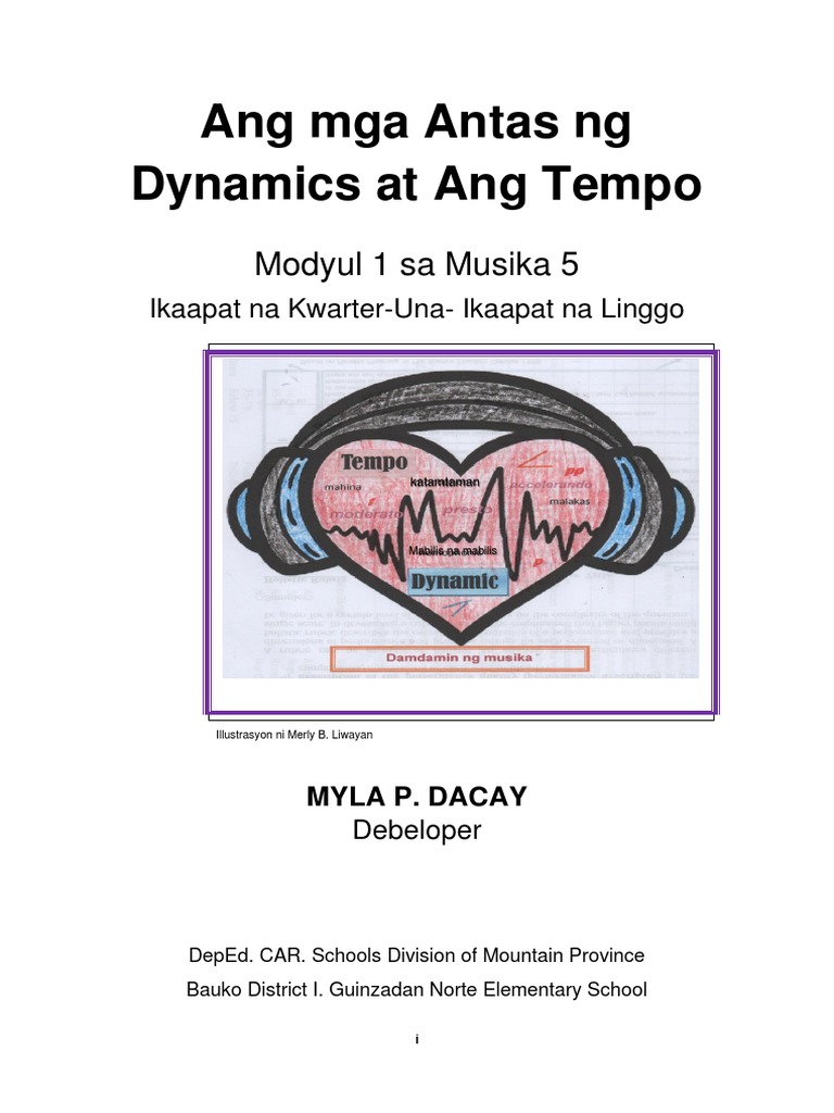 MUSIC5 Q4 W1-4 Antas-ng-Dynamics Dacay MP1 | PDF