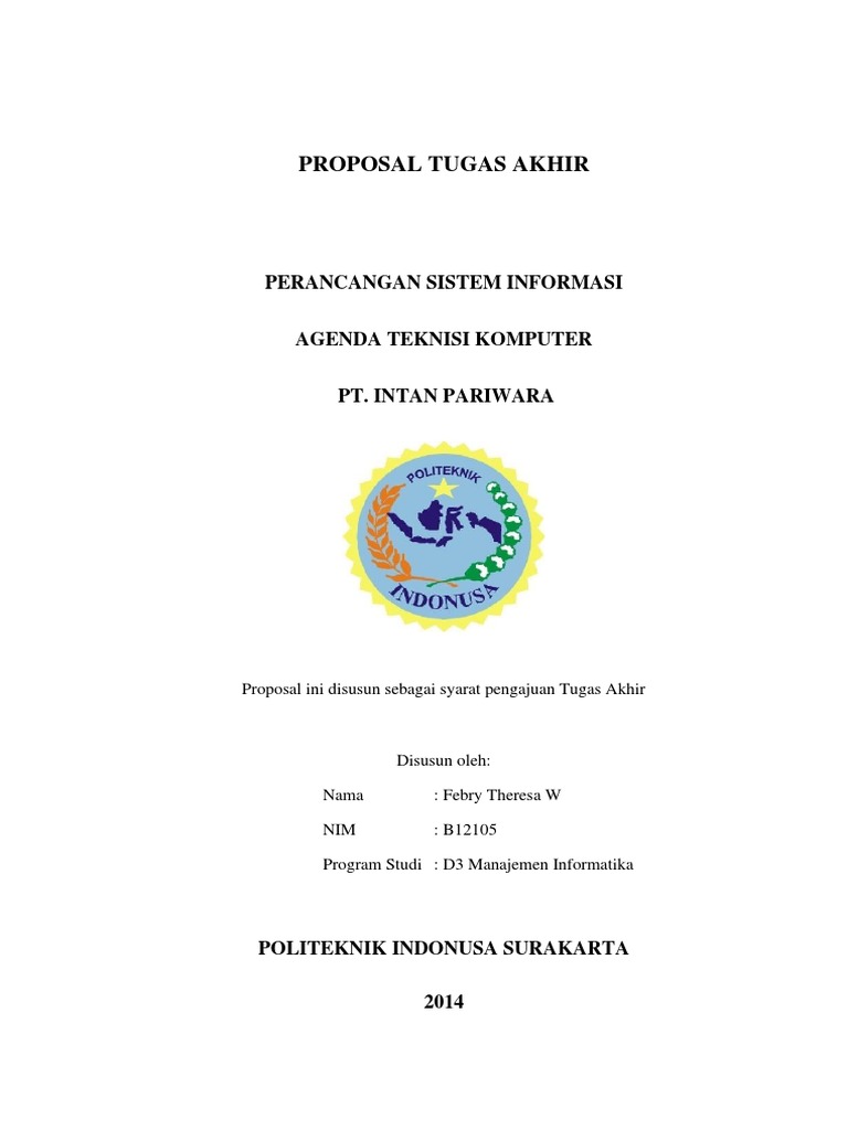 Tugas Proposal Ta | PDF