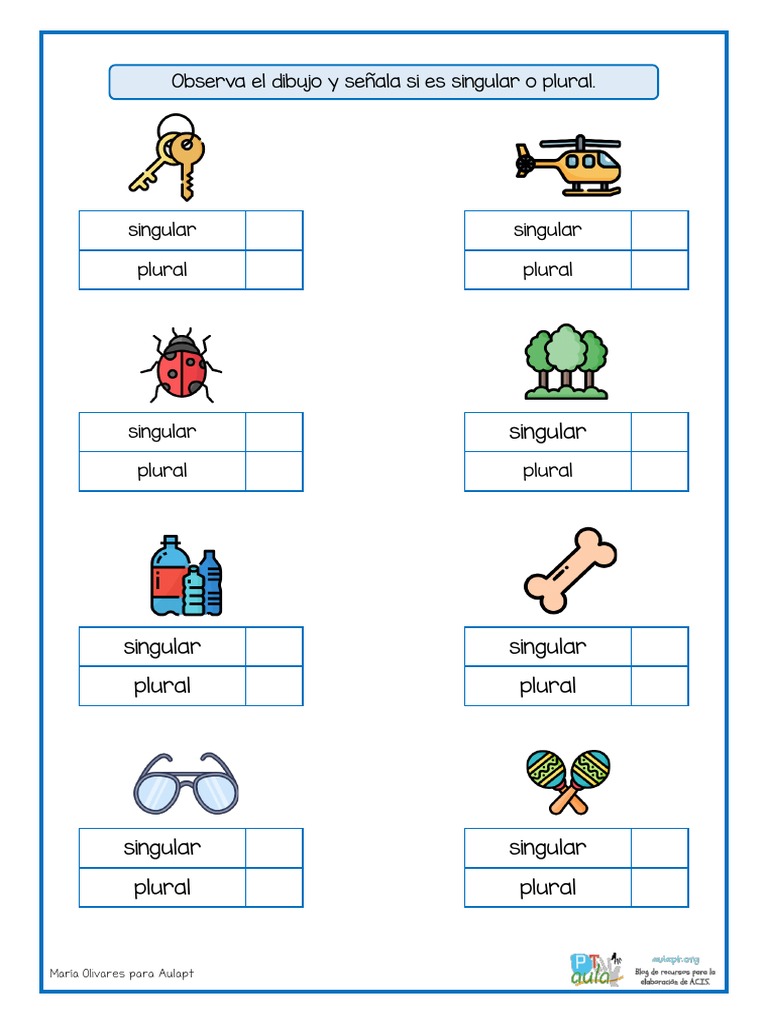 Numeros de Un Sustantivo | PDF