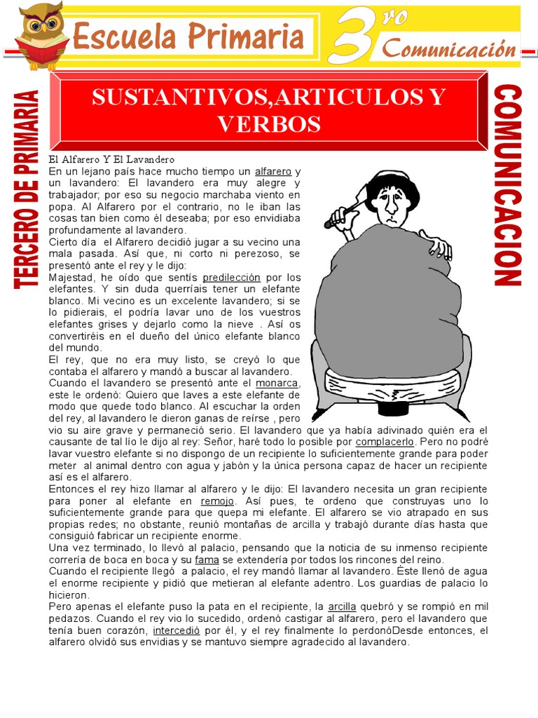 Reconociendo-Sustantivos-Articulos-y-Verbos-para-Tercero-de-Primaria ...