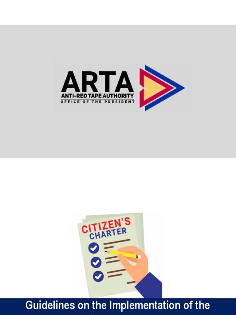 Citizen's Charter Implementation Guidelines | PDF | Specification ...