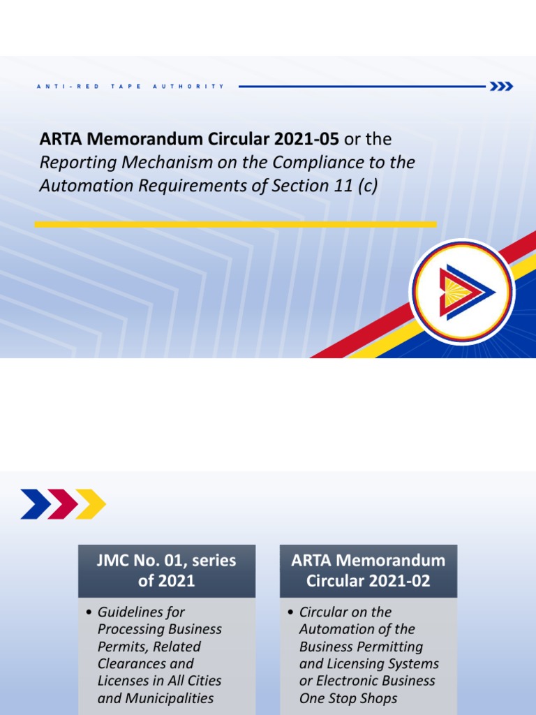 ARTA Compliance Reporting Guidelines | PDF | Information Technology ...