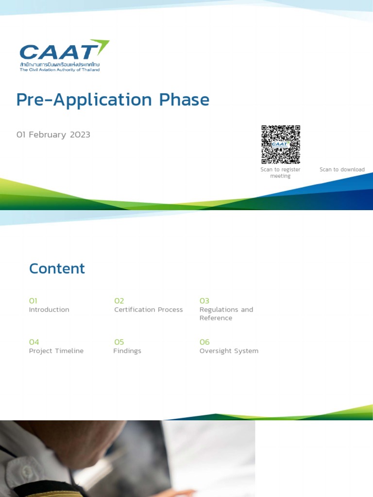 Pre-Application Presentation Phase 1 | PDF
