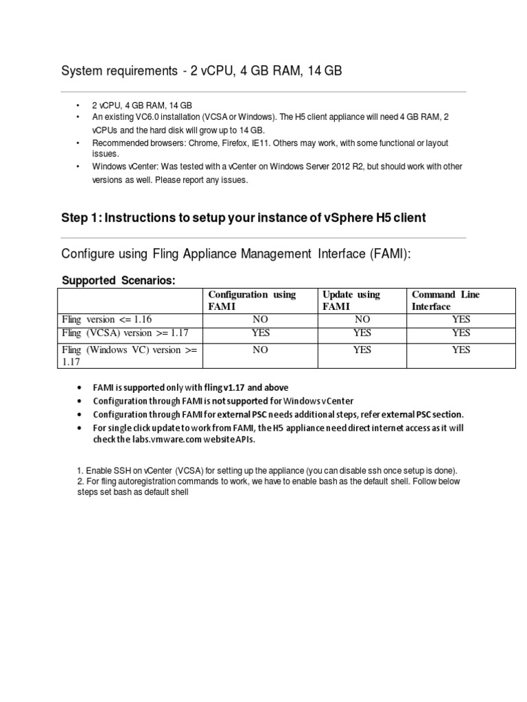 H5 Client Deployment Instructions and Helpful Tips - v20 | PDF | World ...