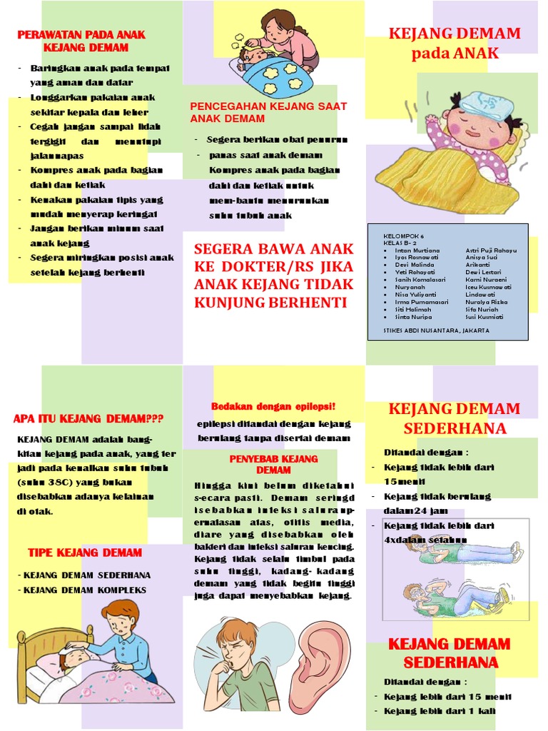 KEJANG DEMAM Leaflet | PDF