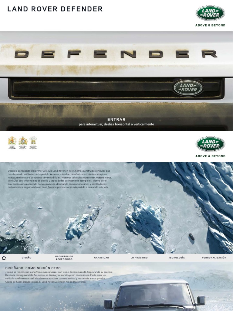 Defender | PDF | Tracción en las cuatro ruedas | Vehículo híbrido